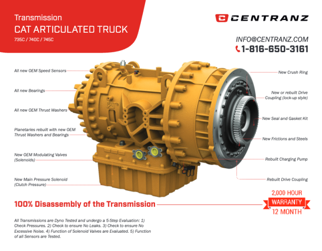 600-7716 Caterpillar (Cat) Transmission | 20R-9569