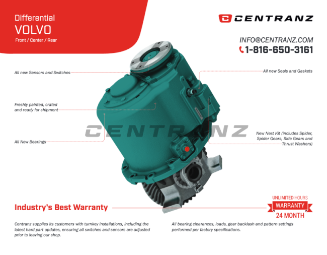 15020636 Volvo Front Differential | A40E, A40F, A40G, A45G